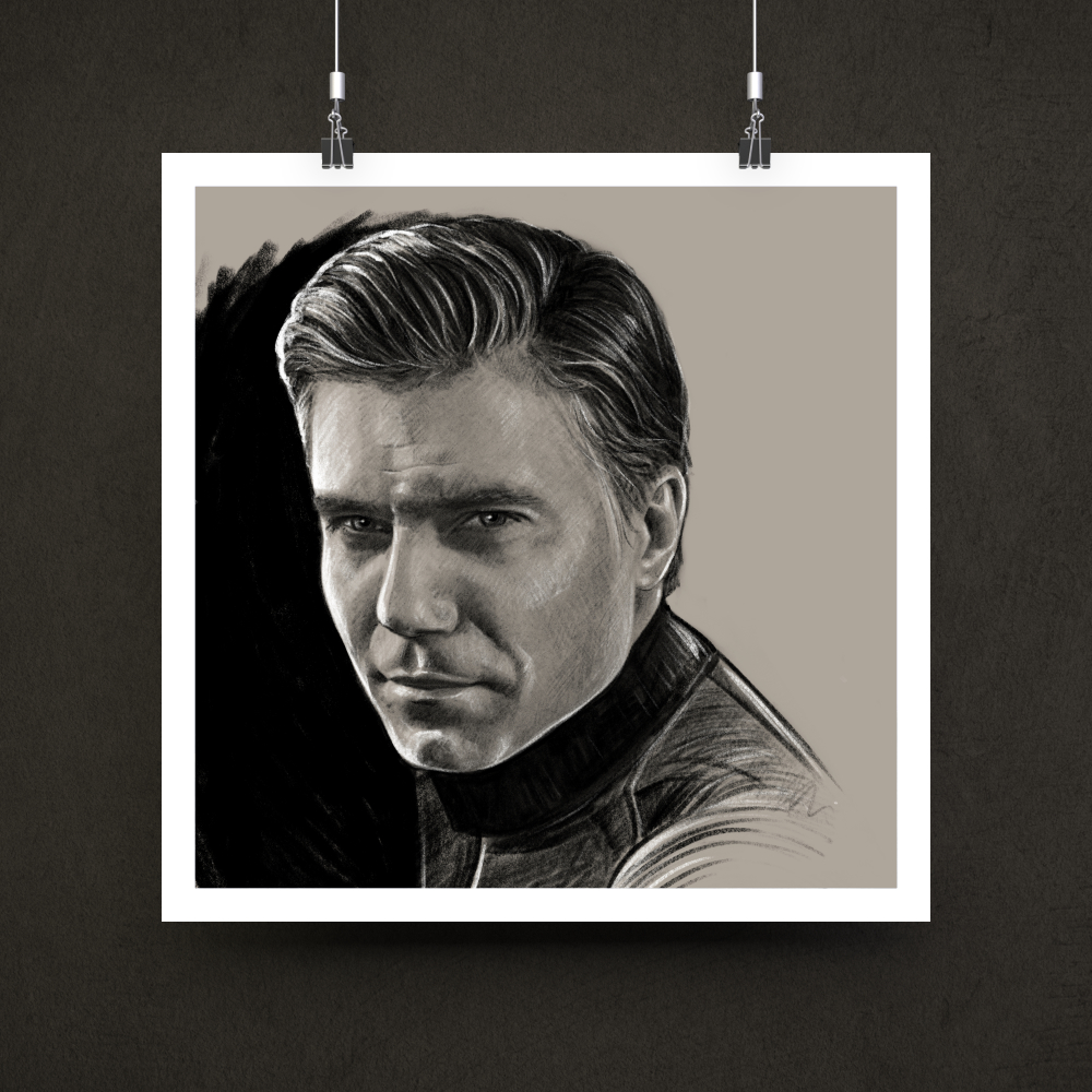 Captain Chris Pike – Sketchaprint